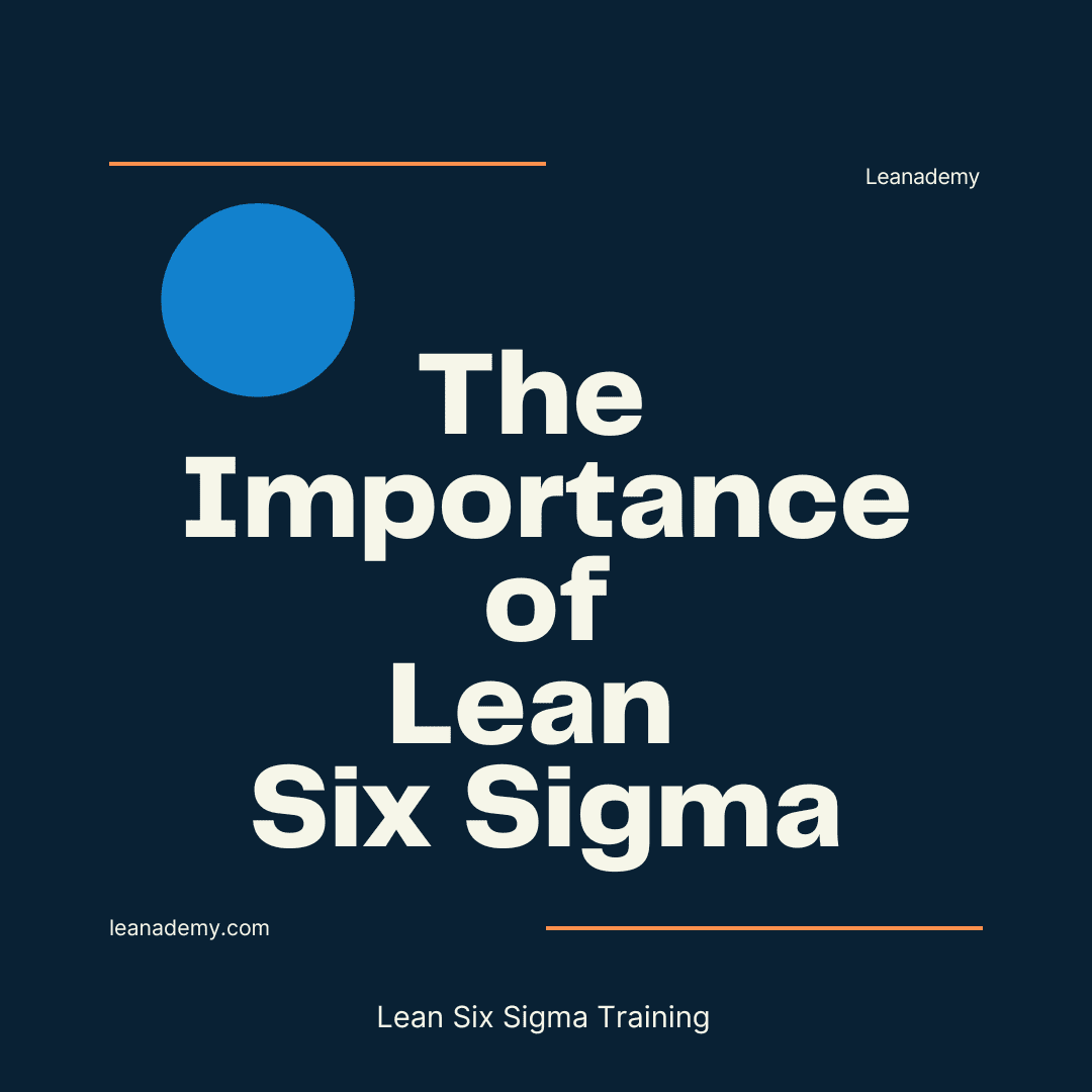 The Importance of Lean Six Sigma